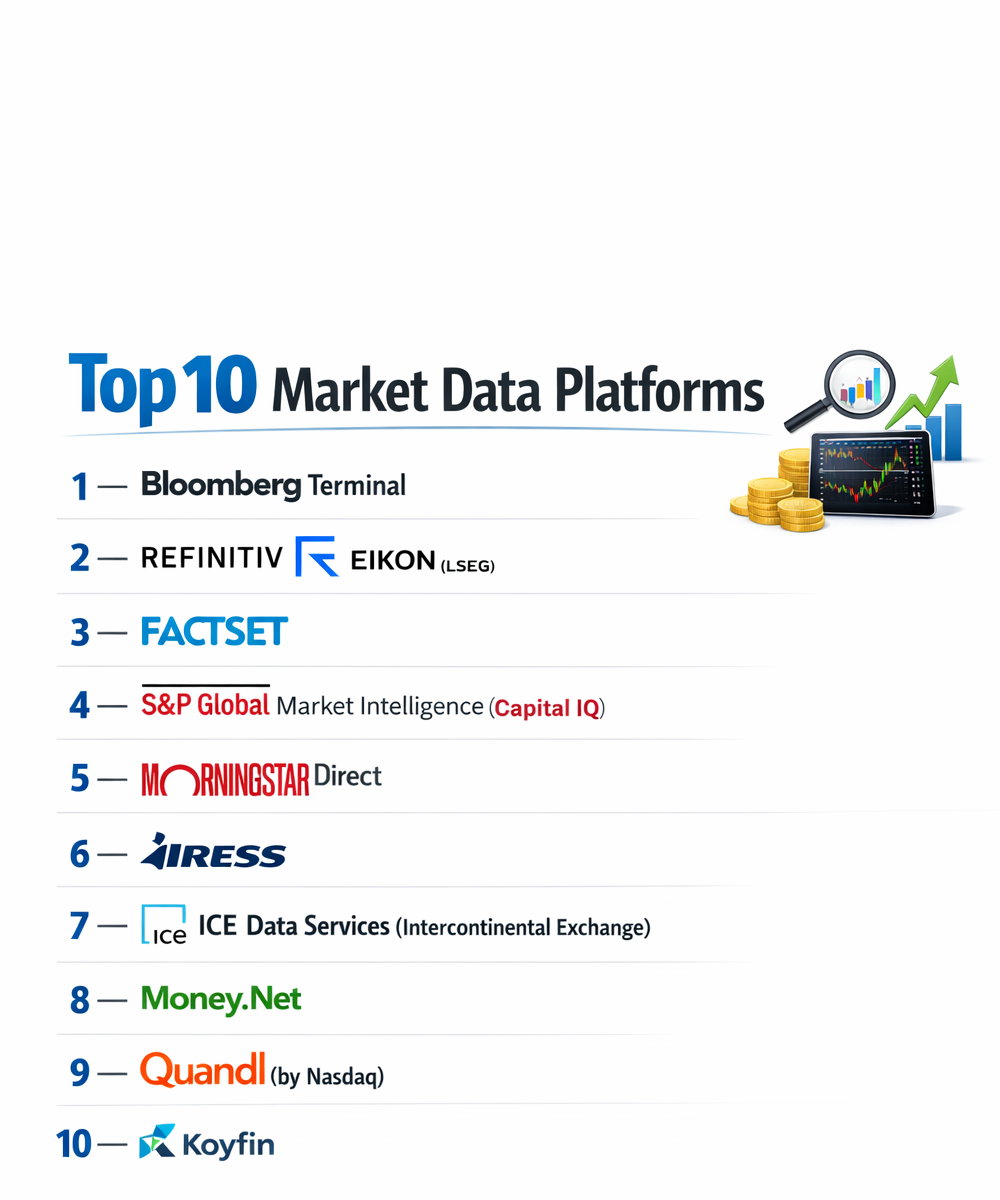 Top 10 Market Data Platforms: Features, Pros, Cons & Comparison - scmGalaxy